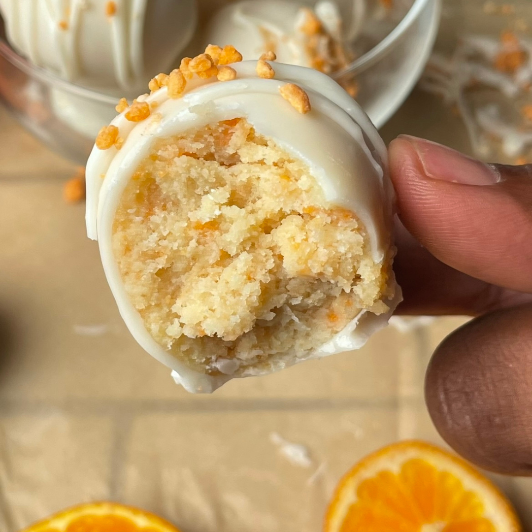 Orange Dreamsicle Cake Truffles – Yum Crumbs